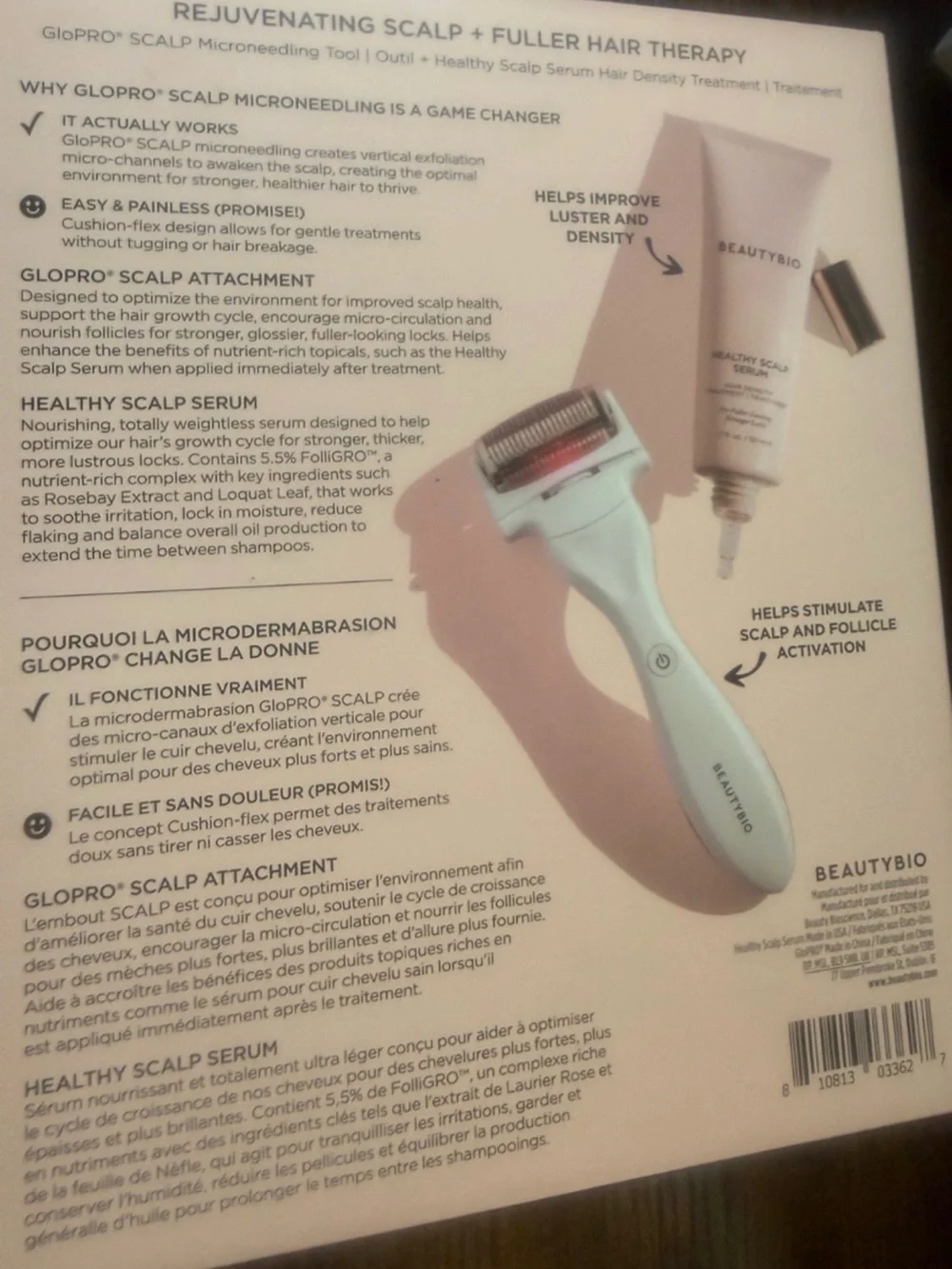 Beauty Bio | Hair | Beauty Bio Glo Pro Micro Needling Tool For Hairloss ...